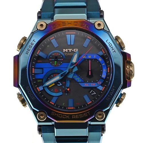 CASIO G-SHOCK Blue Phoenix MTG-B2000PH-2AJR Solar Powered Radio Men's M ...