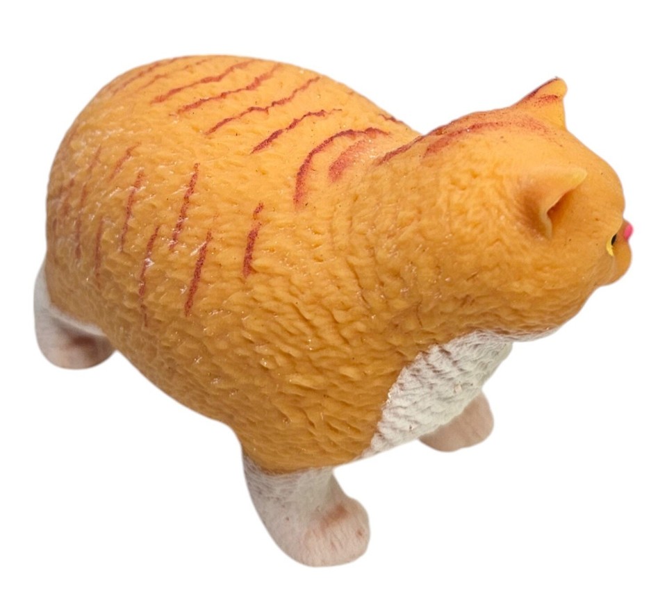 Stretchy House Cats (4 Inch) Rubber Fidget Toy Stress Relief Black ...