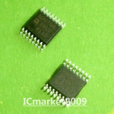 2 PCS ADG708BRUZ TSSOP-16 ADG708 BRUZ 3ohm Low Voltage 4-/8-Channel ...
