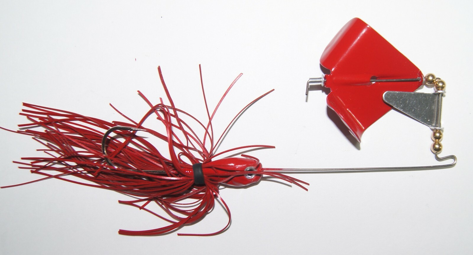 Fish Techniques Buzz Bait, Painted Delta Blade + Clacker, (6) Sizes-(11 ...