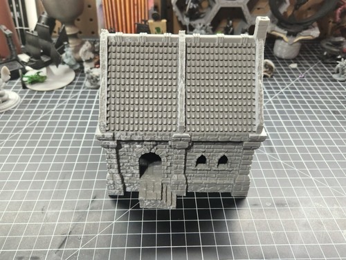 House Building Terrain 28mm | 32mm | D&D | Pathfinder | Tabletop | 3D ...
