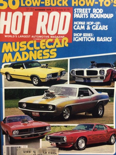HOT ROD ~ November 1979 ~ REAL NICE SHAPE!!! | eBay