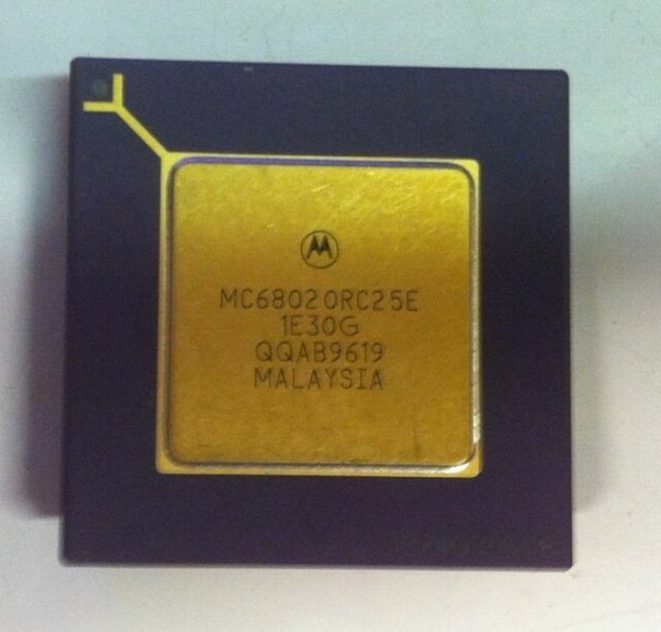 Motorola 68020 Gold Cap CPU MC68020RC25E Microprocessor for sale online ...