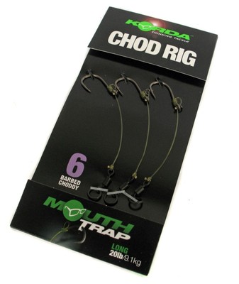 KORDA CHOD RIGS LONG READY MADE CHODDY RIG carp fishing **barbed or ...