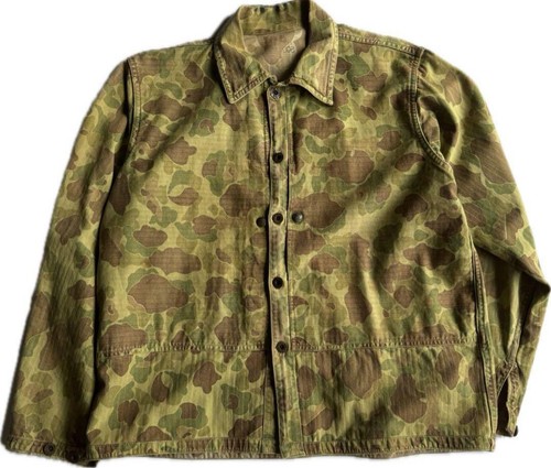 VINTAGE 40s USMC Duck Hunter Camo Jacket USN flogskin | eBay
