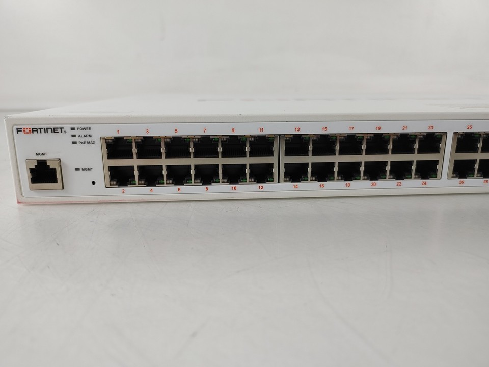 Fortinet Fortiswitch FS-448D-FPOE 48-Port Gigabit Ethernet Managed PoE ...