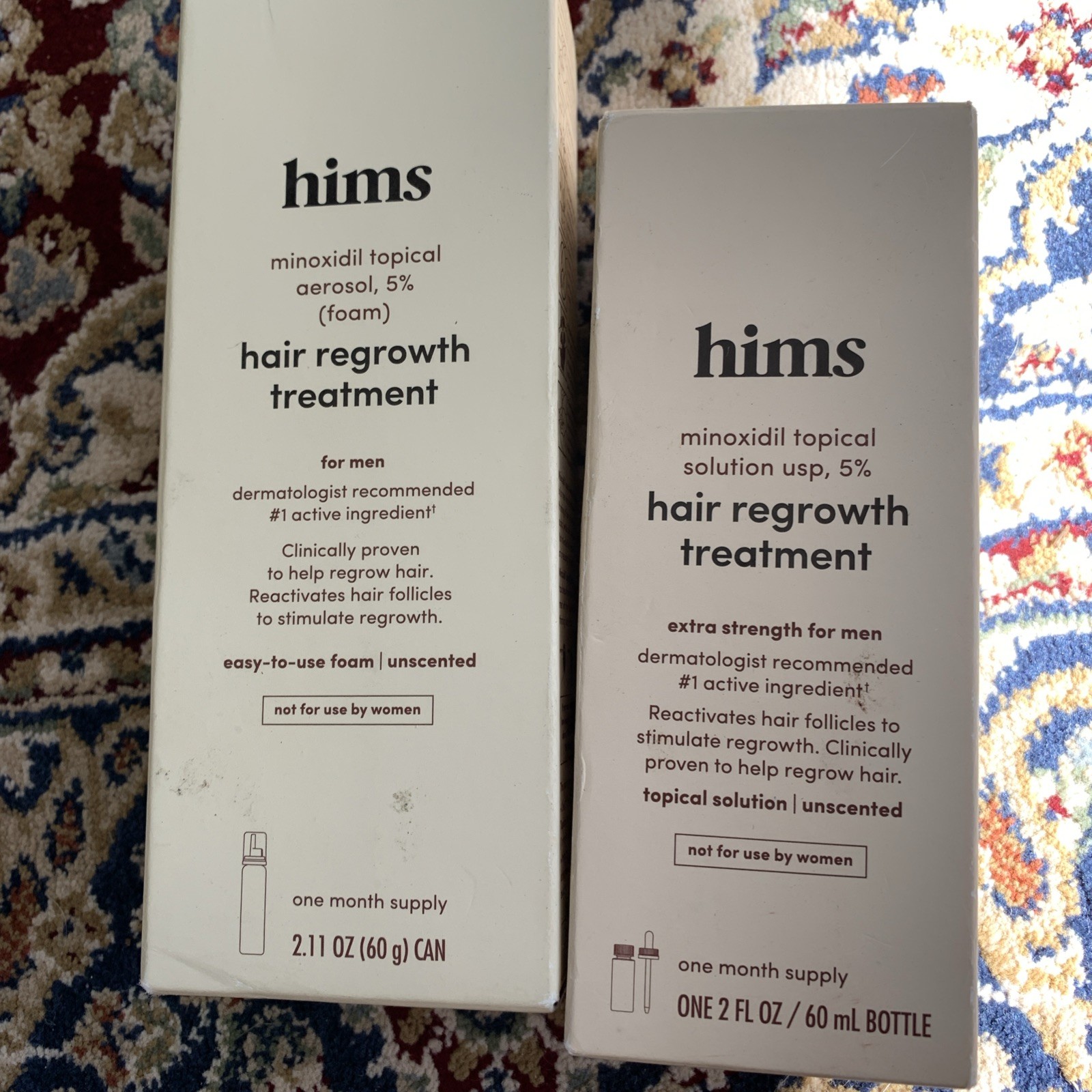HIMS HAIR REGROWTH TREATMENT minoxidil Topical Solution usp, 5 % PACK ...
