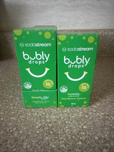 Seven Sodastream Bubly Drops Limebubly Lime Natural Flavor Essence 1.36 | eBay