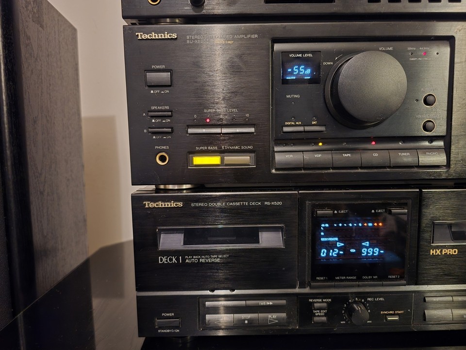 High End Technics SU-X520D Stereo Stack System HiFi Separates Speakers ...