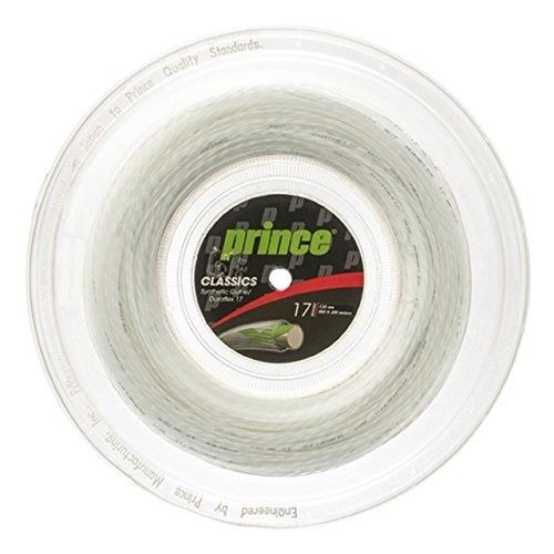 Prince Synthetic Gut with Duraflex 17g White Tennis String Reel ...