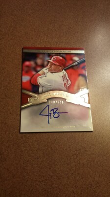 2012 Topps Tier One Elevated Ink Jay Bruce Autographed Card.Phillies | eBay