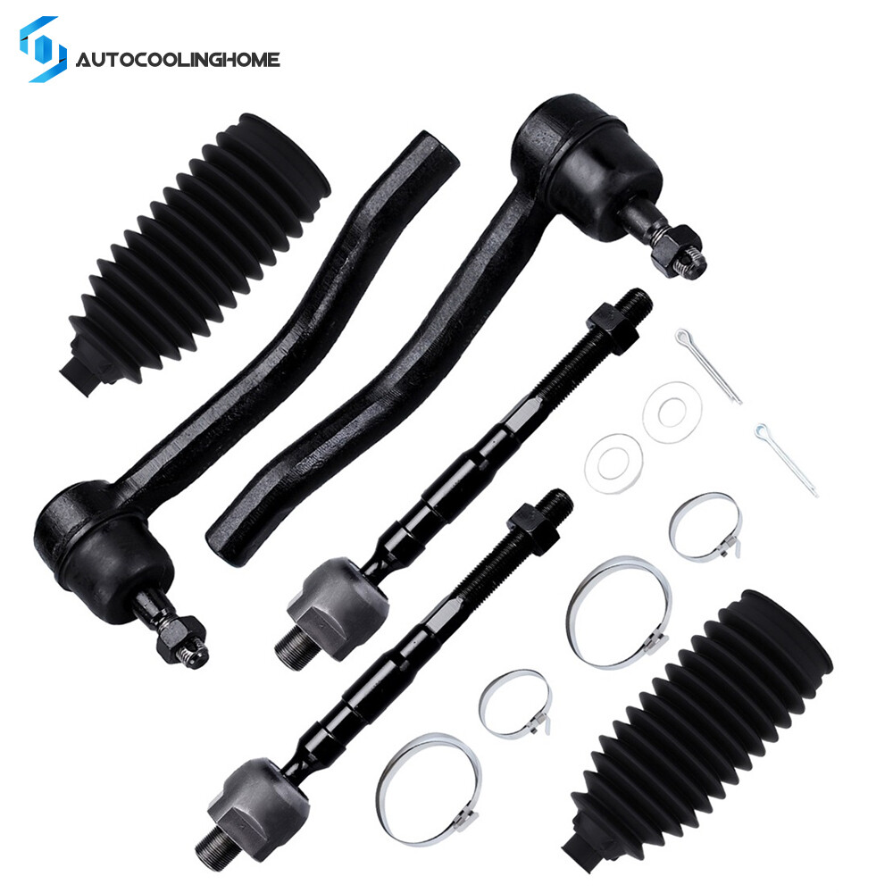 6pc Steering Front Tie Rod Ends Bellow Boots For 2007 - 2011 2012 ...
