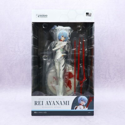 Evangelion Rei Ayanami 13.8" 1/7 Scale Anime Figure Plug Suit Style ...