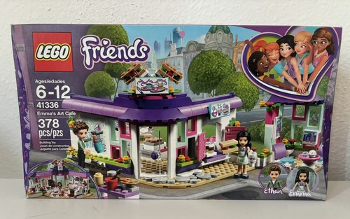 2018 LEGO FRIENDS 41336 EMMA'S ART CAFE FACTORY-SEALED UNOPENED BOX 378 ...
