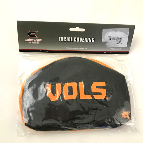 NEW Tennessee Volunteers Face Mask Orange Black Machine Washable Two ...