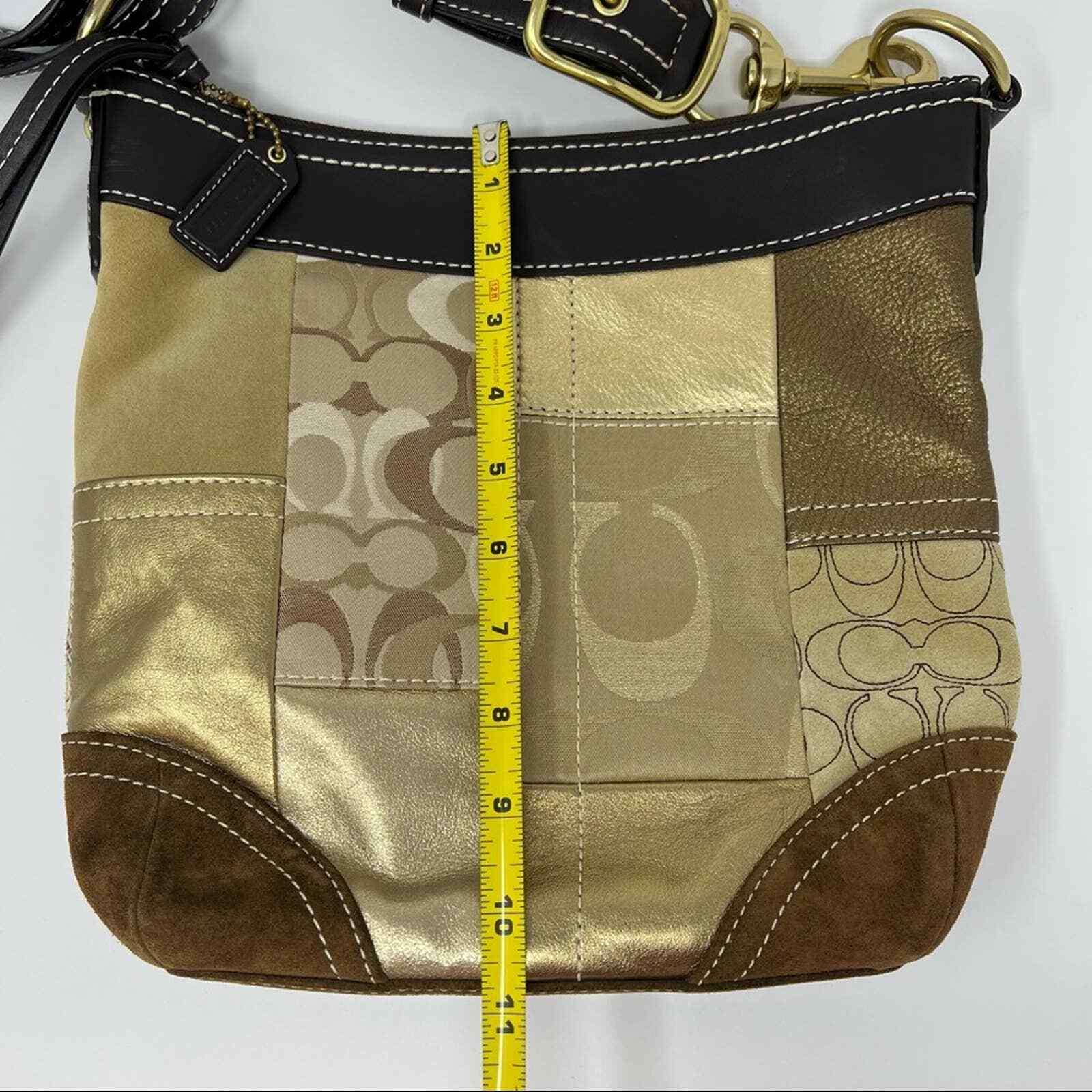 Coach Vintage Patchwork Bag Signature Fabric Leather … - Gem