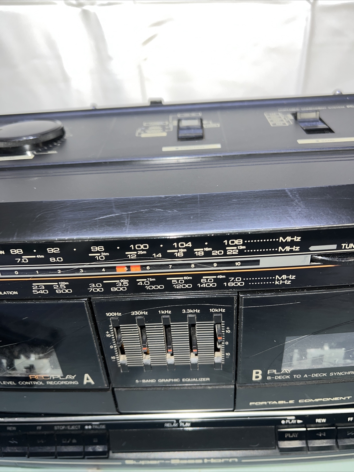 Vintage Boombox JVC PC-W100 Please Read | eBay