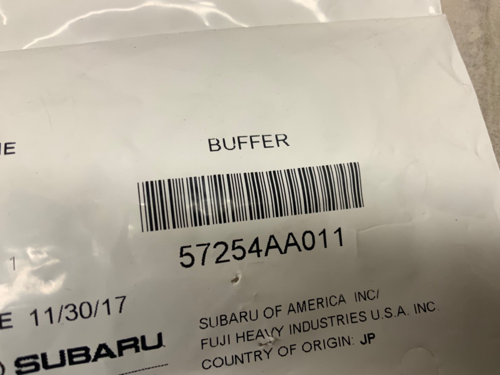 OEM 1990-2018 Subaru Hood Stop Bumper Rubber Cushion Impreza Legacy ...