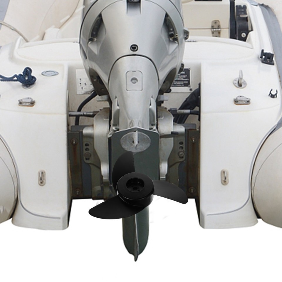 Plastic Propeller Blades Electric Outboard Motor Trolling Drill Boat ...