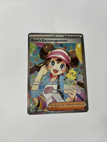 Rosa’s Encouragement 123/088 Special Illustration Rare Pokemon TCG ...