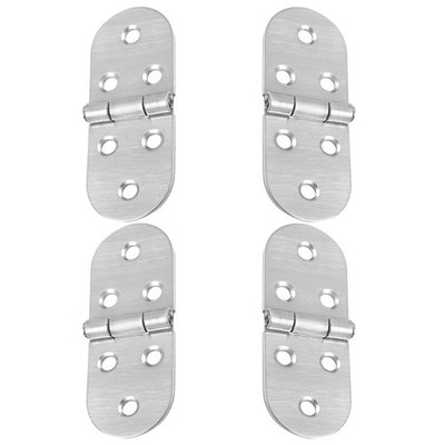 4pcs Stainless Steel Round Edges Top Hinge for Folding Table and ...