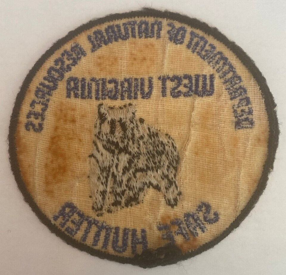 Vintage West Virginia Department of Natural Resources Safe Hunter Patch ...