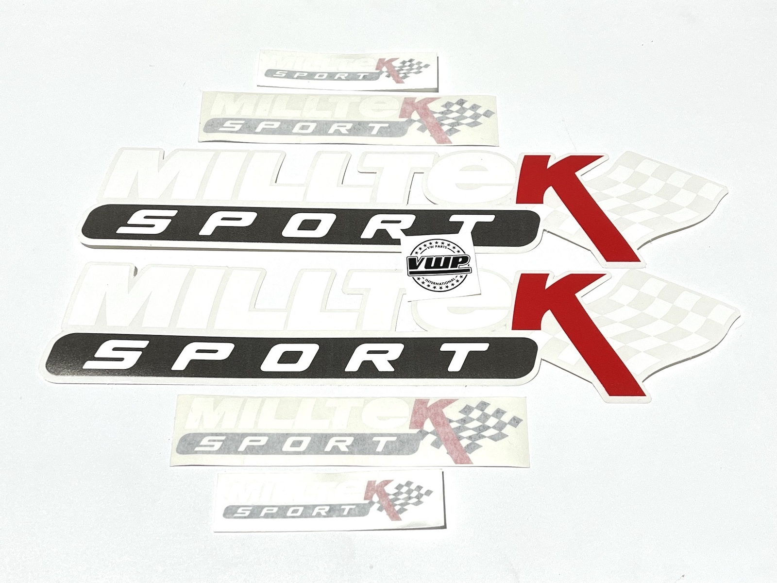Official Milltek Sport White Decal Sticker Emblem Logo Pack | eBay