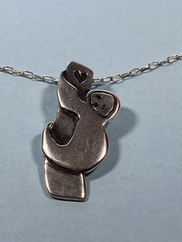 Sterling Silver Sloth Pendant & Chain Necklace | eBay