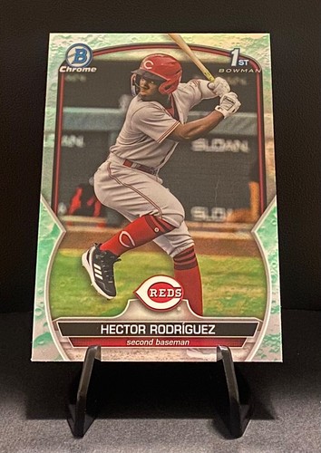 2023 Bowman Chrome Hector Rodriguez 1st Lunar Glow Refractor #BCP-95 ...