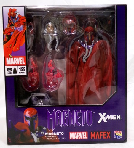 Medicom MAFEX 128 X-Men Magneto Comic Version 6" Figure with Box | eBay