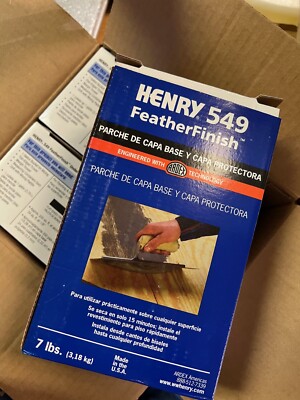 Box of 4 Pack Henry 549 7 lbs. Feather Finish Patch and Skimcoat | eBay