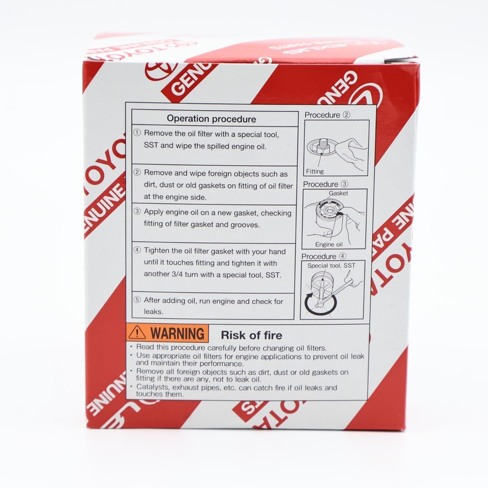 Toyota Genuine Denso Oil Filter Twin Element 10pcs set 90915-20003 | eBay