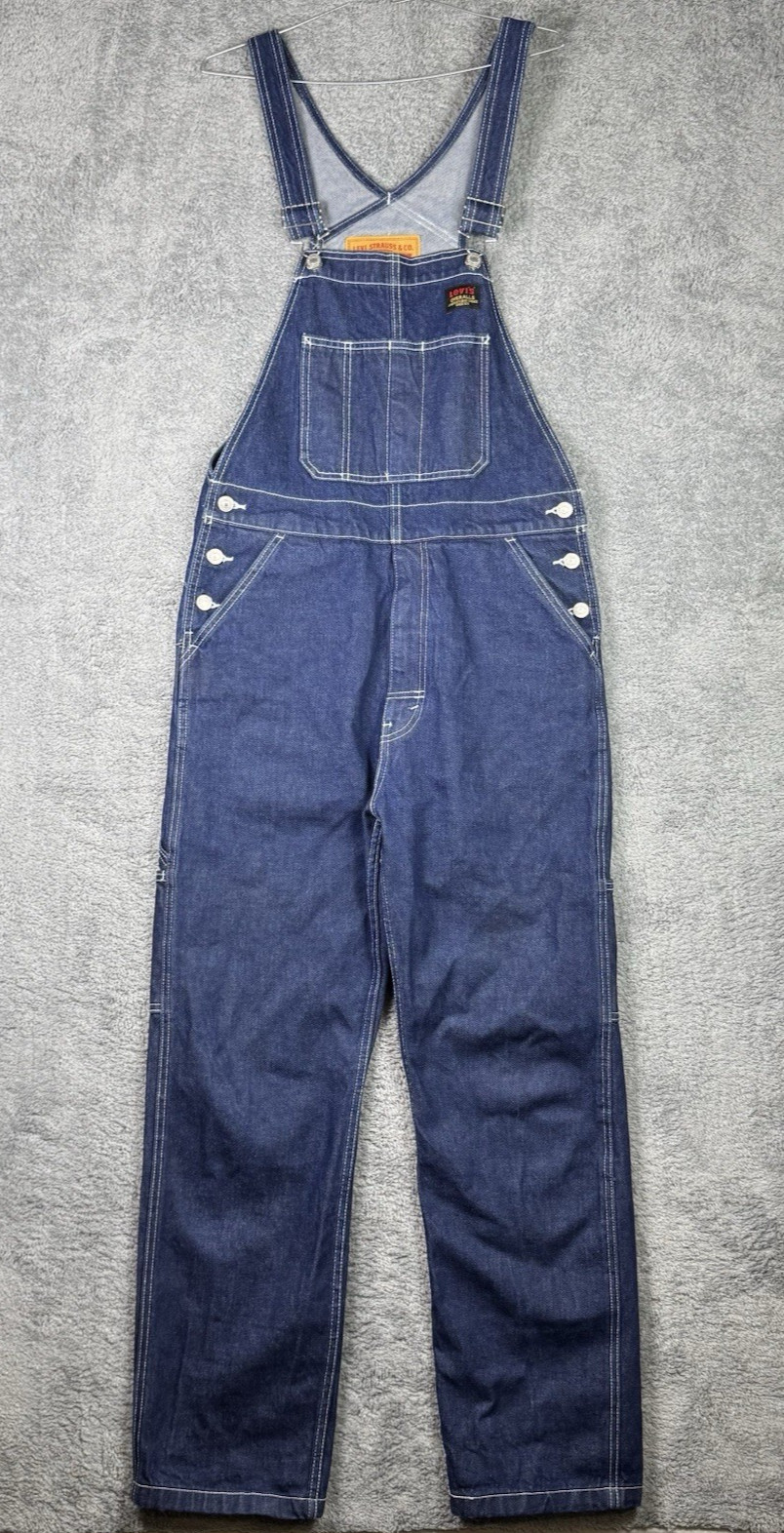Levi's Bib Overalls Men's Small Carpenter Red Tab Den… - Gem