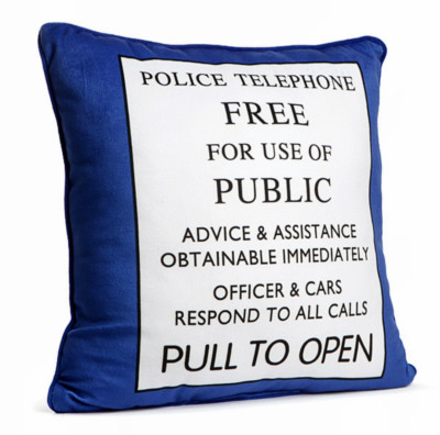 BBC Doctor Who Tardis Throw Pillow, Doctor Who Pillow, Tardis Pillow | eBay