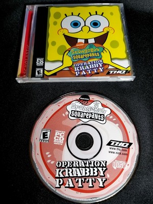 SpongeBob SquarePants: Operation Krabby Patty (PC, 2001) CD Rom ...