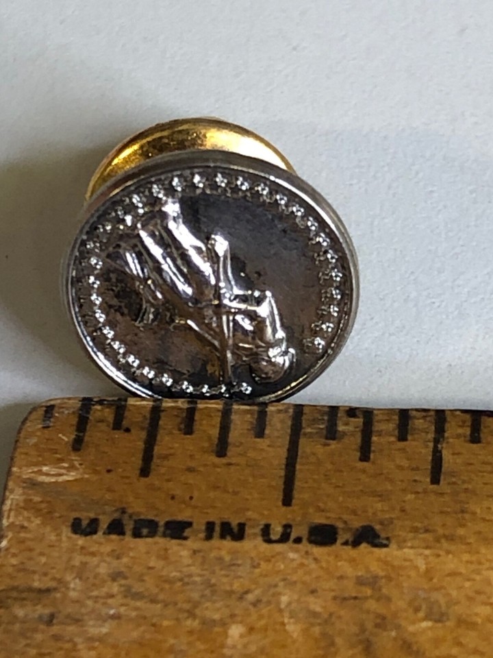 American Colonial Militia Frontiersman tie tack, vintage(3821) | eBay