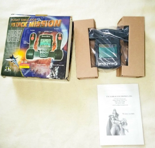NIB FLIGHT SIMULATOR ATTACK MISSION ELECTRONIC HANDHELD CONSOLE BUILT ...