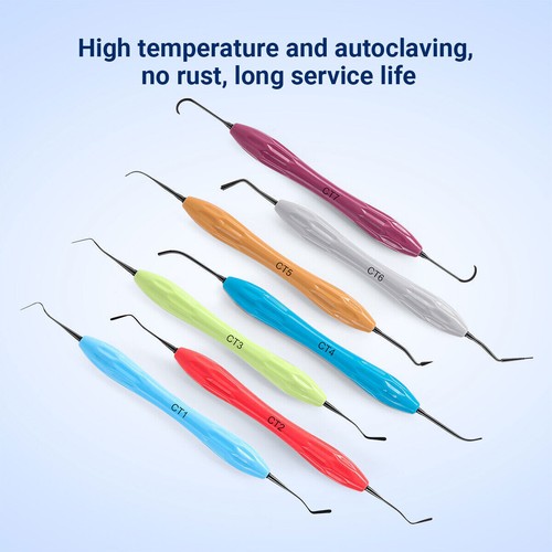 7Size Dental Composite Resin Filling Instrument Filler Knife Spatula ...