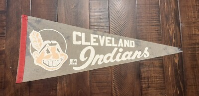 Vintage Cleveland Indians Pennant MLB Baseball 30" | eBay