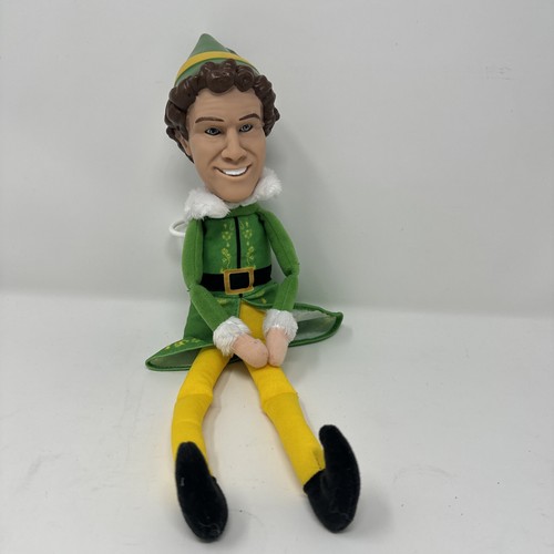 BUDDY THE ELF Talking Plush Toy 14" Tall 15 Phrases From Movie Inspired ...