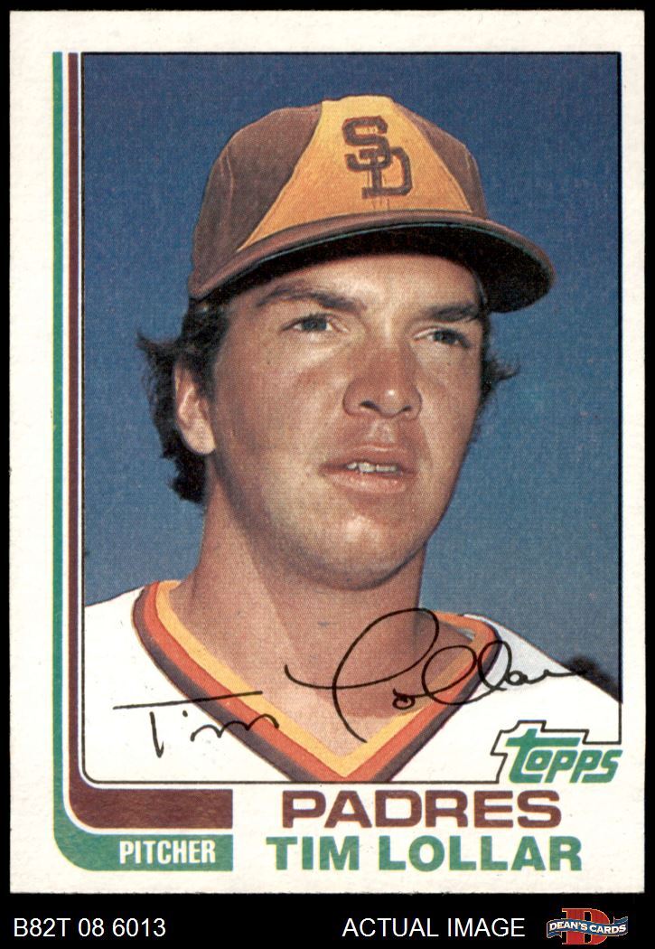 1982 Topps #587 Tim Lollar Padres 6 - EX/MT B82T 08 6013 | eBay