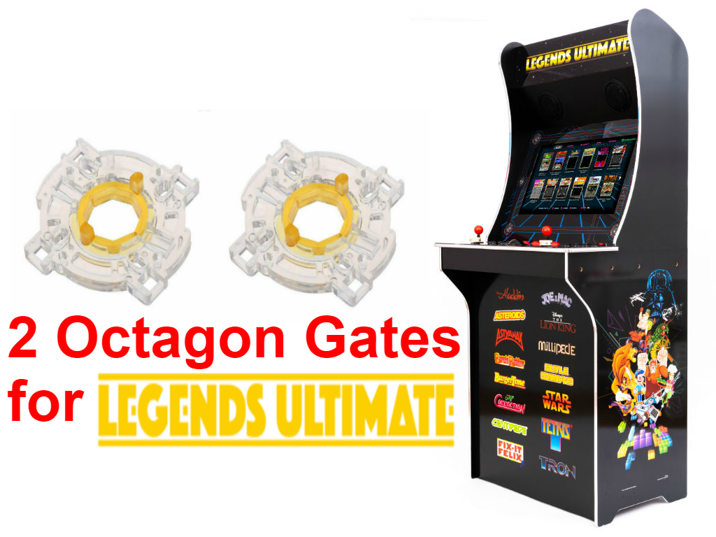 AtGames Legends Ultimate Home Arcade Set of 2 Octagon Gates Replacement ...