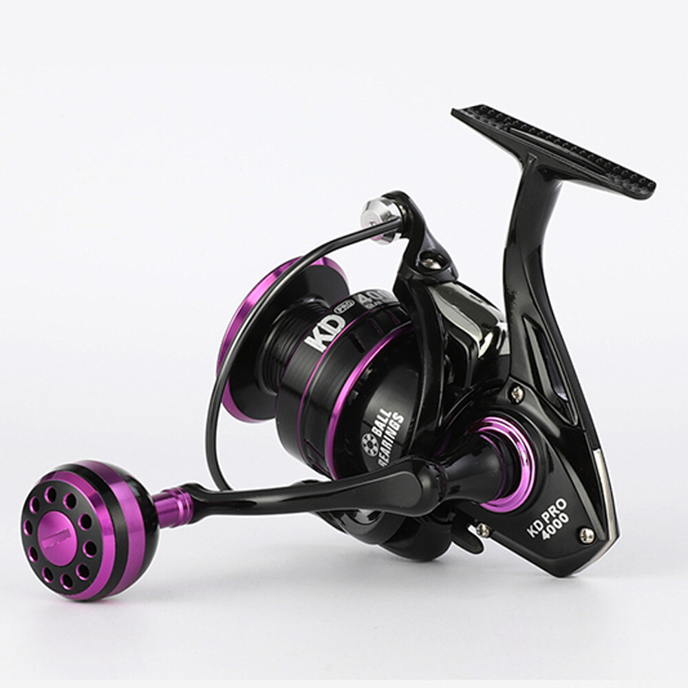 Spinning Fishing Reel Freshwater/Saltwater KD1000-6000 High Speed Metal ...