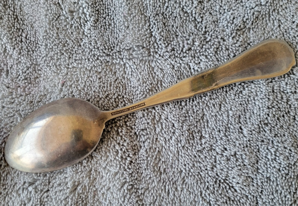 tiffany new york sterling silver spoon 6 inches from a local estate | eBay