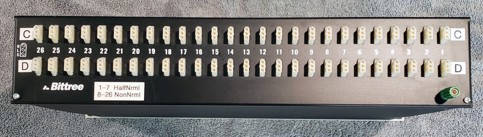 Bittree 2X26 TRS/E3 Patchbay, G52DC-FNLBT/E3, 521056 | eBay