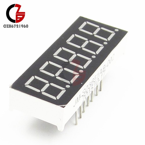 0.36 inch Blue 5-Digit Led Display 7-Segment Digital Tube Common ...