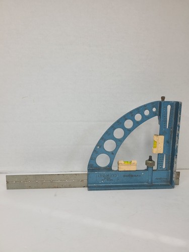 Vntg Stanley Multi-purpose NO. 125 12" Protractor, Point, Square All ...