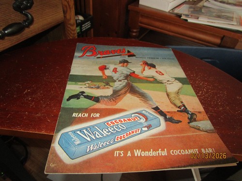 September 26 1950 Boston Braves Baseball Program vs. Philadelphia ...