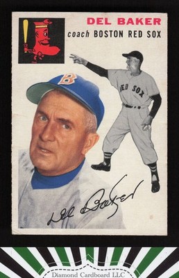 1954 Topps #133 Del Baker VG [CENTERED] c | eBay