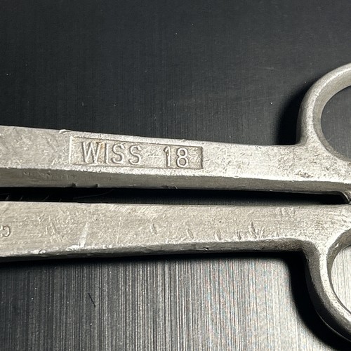Vintage Wiss 18 Tin Metal Shears Snips Hand Tool 13.875" L Heavy Duty ...